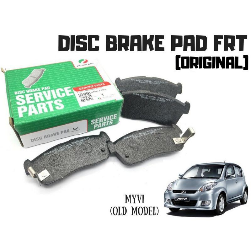 PERODUA MYVI DISC BRAKE PADS FRT 💯 ORIGINAL | Shopee Malaysia