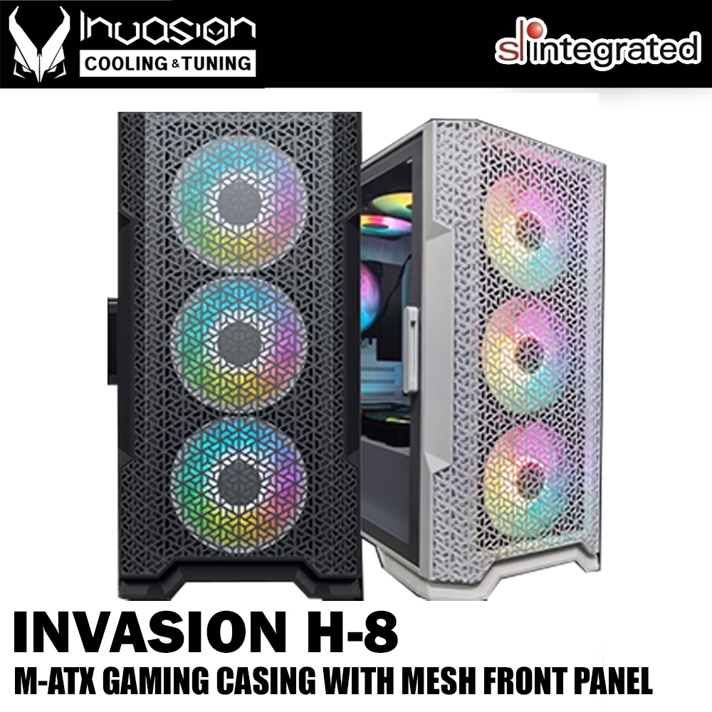 INVASION H-8 M-ATX Mid-Tower Gaming Casing | Shopee Malaysia