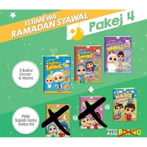 [KK] KIDS PRIMA Buku Aktiviti OMAR & HANA Rukun Iman, Rukun Islam ...