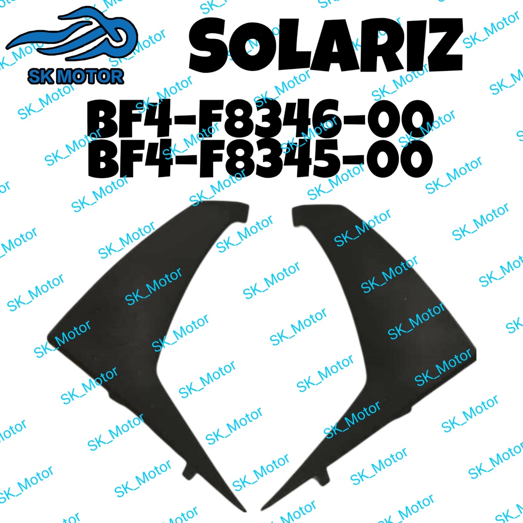 Yamaha EGO SOLARIZ Original Inner Cover Full Set Kaver Hitam Meter Tank ...