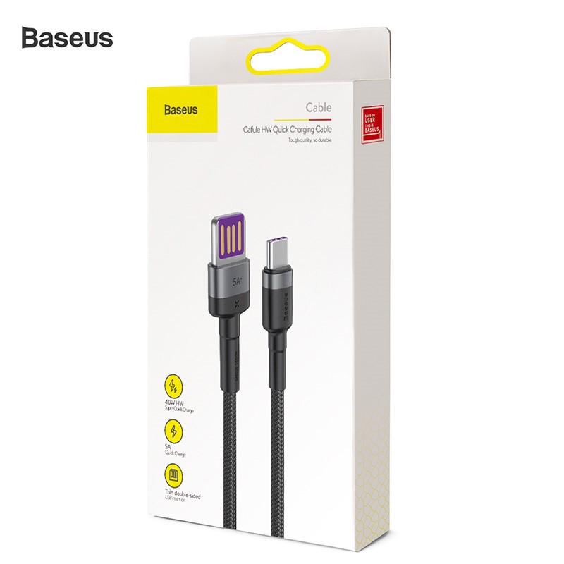 Basus Cafule HW 5A Quick Chariging Cable Type C 40W HW with Thin double ...