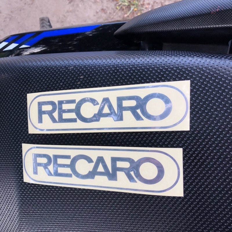 Sticker Recaro chrome🔥 | Shopee Malaysia