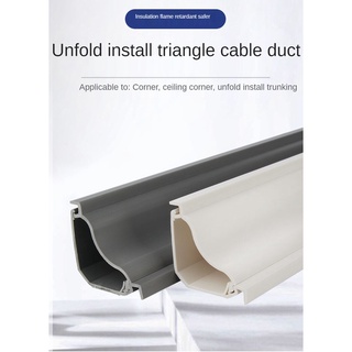Ceiling Angle Triangle Trunking Open-Mounted Right Angle Corner ...