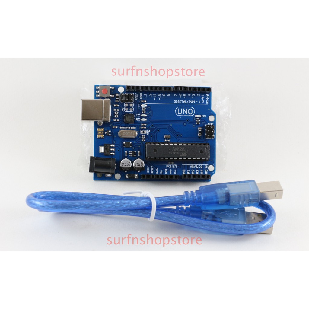 Arduino Compatible Uno R3 ATmega328P DIP ATmega16U2 ( with USB cable ...