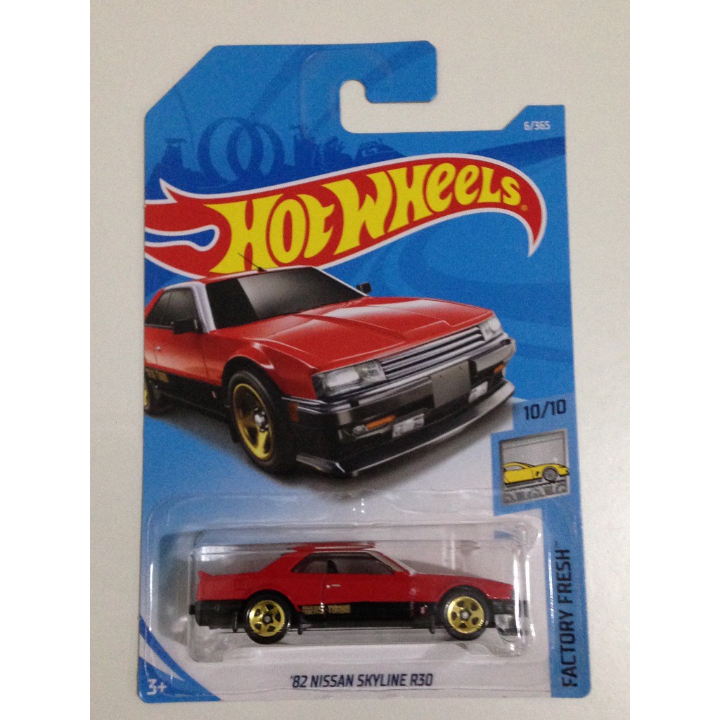 Hw Hot Wheels 2018-006 Red - '82 Nissan Skyline R30 | Shopee Malaysia