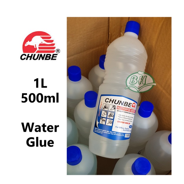Chunbe Water Glue Adhesive Clear Glue 500ml/ 1L/ 1000ml Multipurpose ...