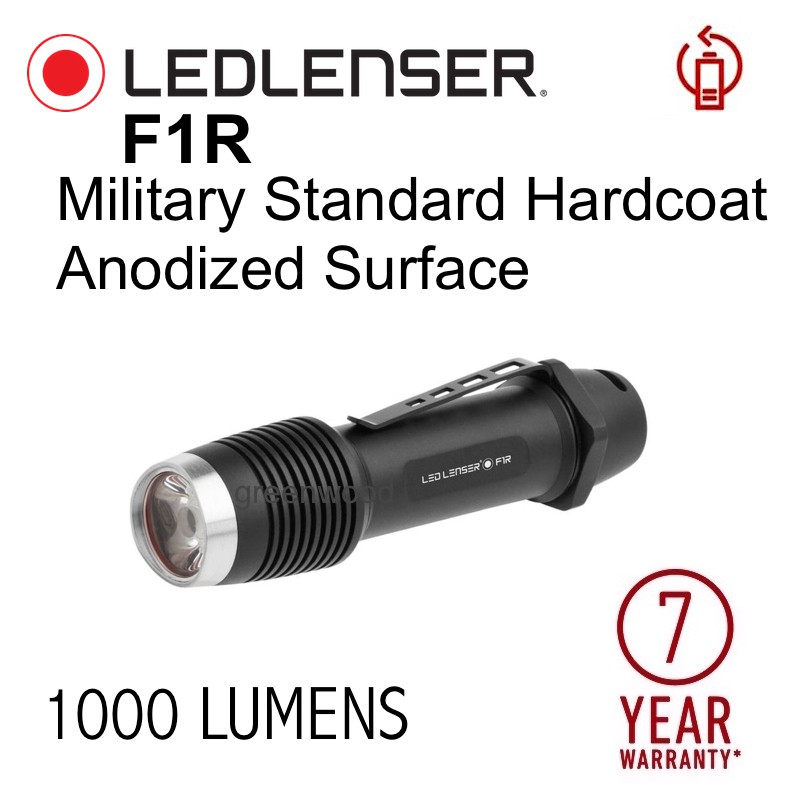 F1R LEDLENSER RECHARGEABLE Flashlight - 1000 Lumens [Led Lenser 1000lm ...