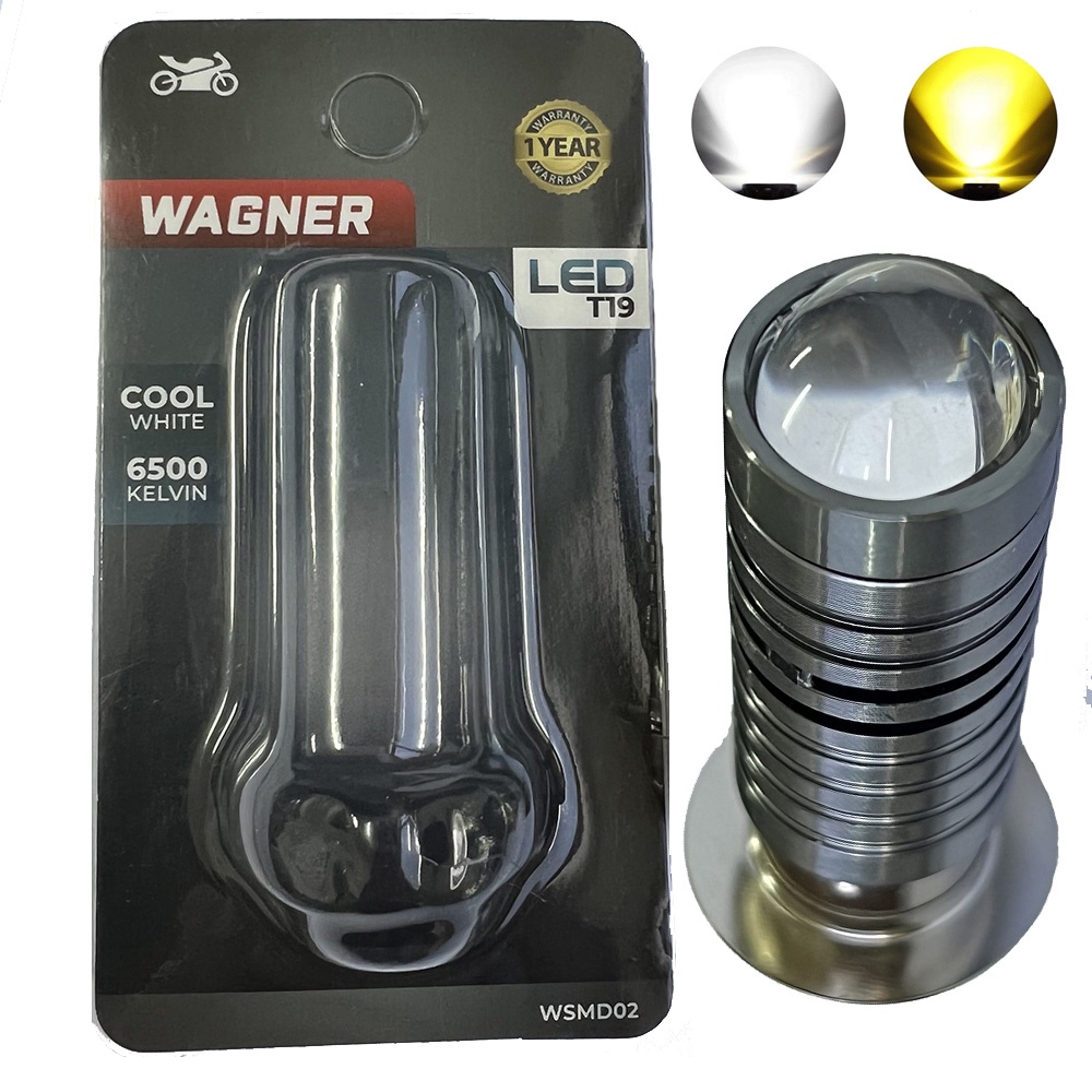 PX15D T19 White+Yellow Motorcycle Electric LED Headlight Bulbs Hight ...
