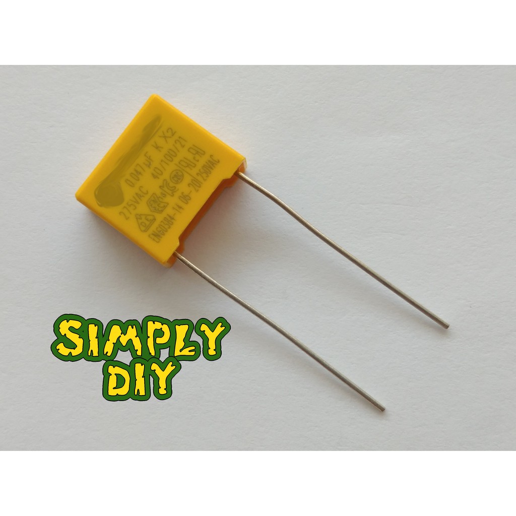 1pcs 275V X2 Pitch 10mm 0.047uF 47nF 473 Safety Capacitor 47-nF 0.047 ...