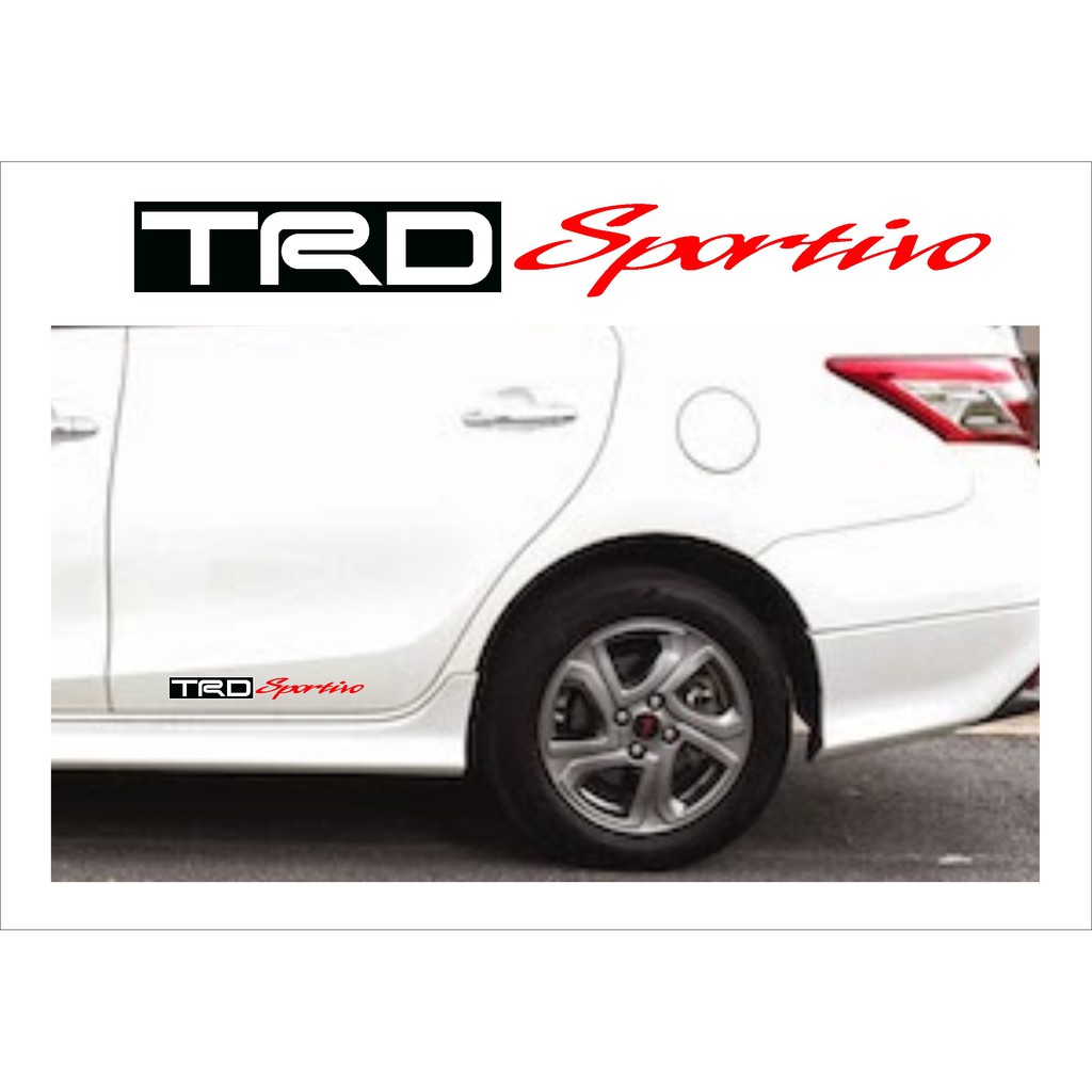 Sticker TRD sportivo 1set (2pcs) | Shopee Malaysia