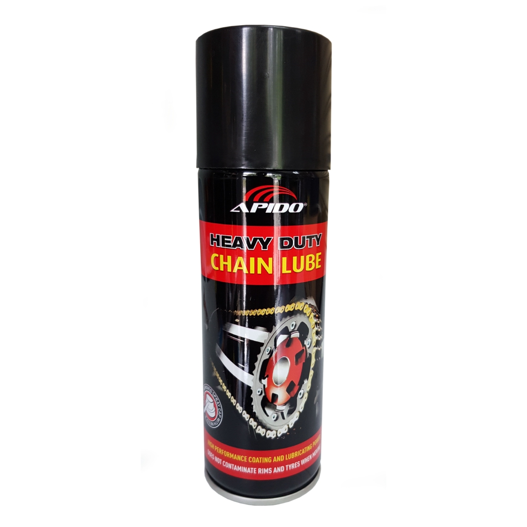 ORIGINAL Apido Chain Lube 240ml Spray rantai motor / Chain lube heavy ...