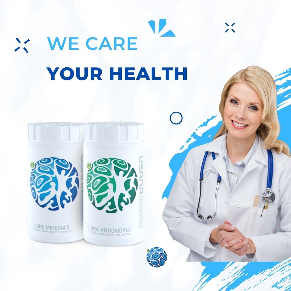USANA CELLSENTIAL HIGH ANTIOXIDANT CORE MINERAL B COMPLEX 112 Tablets ...