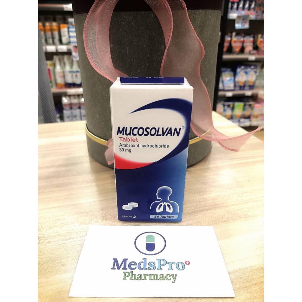 Mucosolvan 30mg Tablet 10's (1 Strip) / 50's (1 Box) | Shopee Malaysia