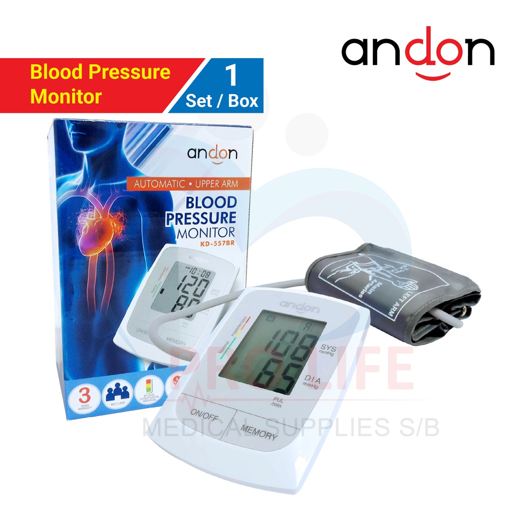 KD-557BR Andon Upper Arm Blood Pressure Monitor | Shopee Malaysia