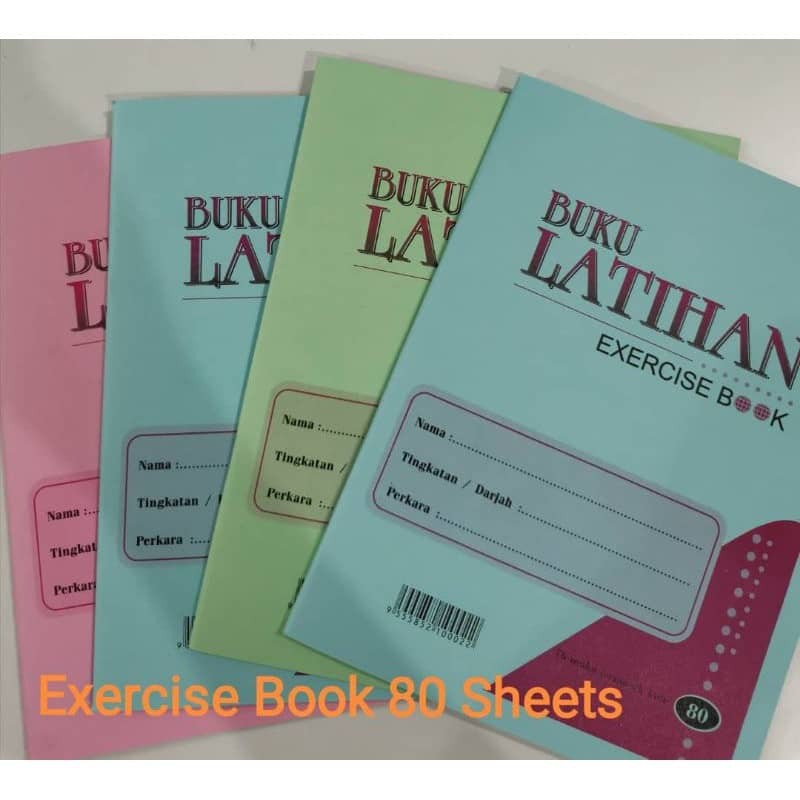 Manila Card 80 Page Buku Latihan Buku Tulisan Sekolah Exercise Book 学生 ...