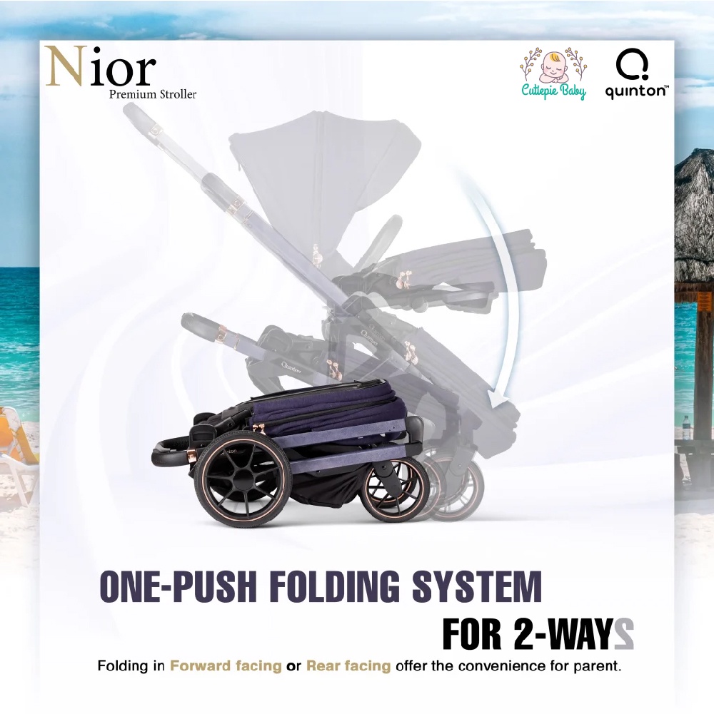 Quinton Nior One Push Folding System for 2-way Facing Baby Stroller ...