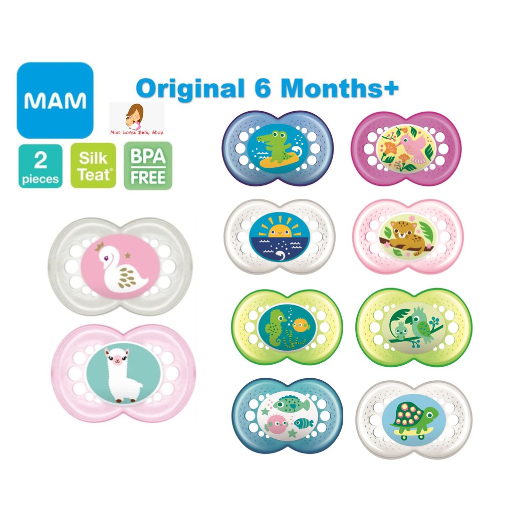 MAM - Original Pacifier (2pcs/pack) (6month+) | Shopee Malaysia