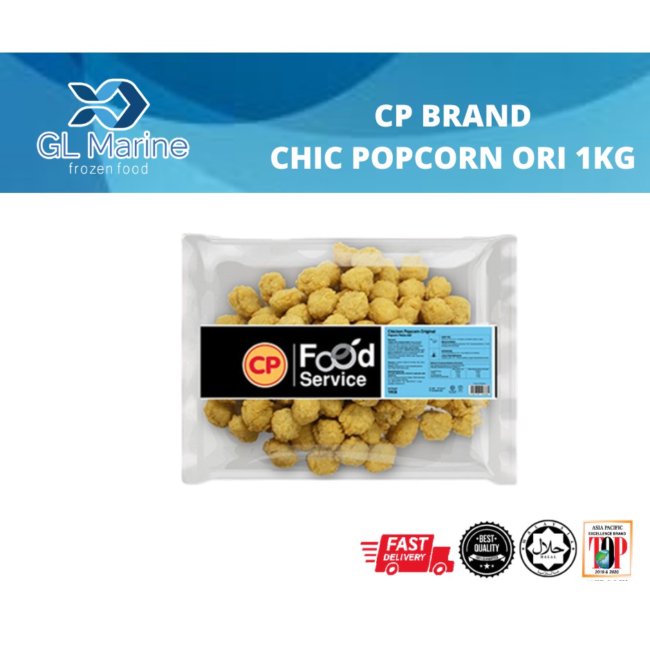 CP CHICKEN POPCORN ORIGINAL 1KG | Shopee Malaysia