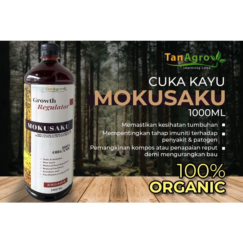 👉🏻ORIGINAL👈🏻 Natural Cuka Kayu Mokusaku 1L | Shopee Malaysia