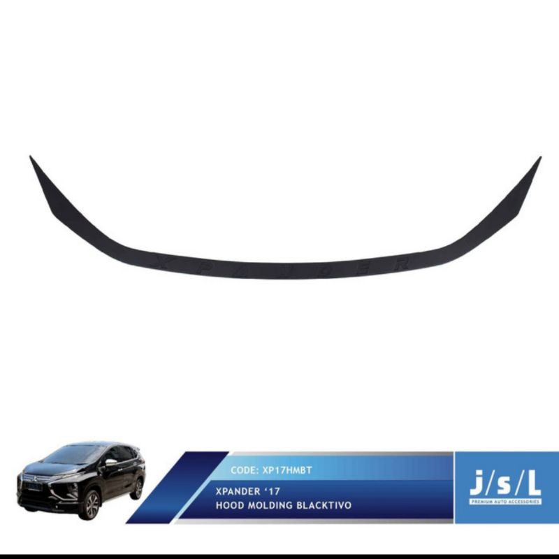 HITAM MESIN List of engine hoods/hood molding Mitsubishi Xpander Black ...