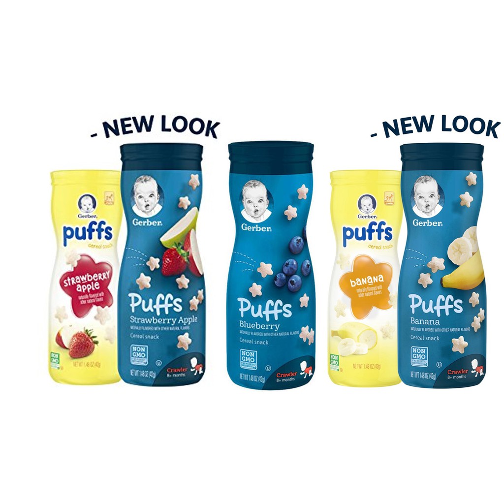 Gerber Graduates Puffs Cereal Snack, 42g | Shopee Malaysia