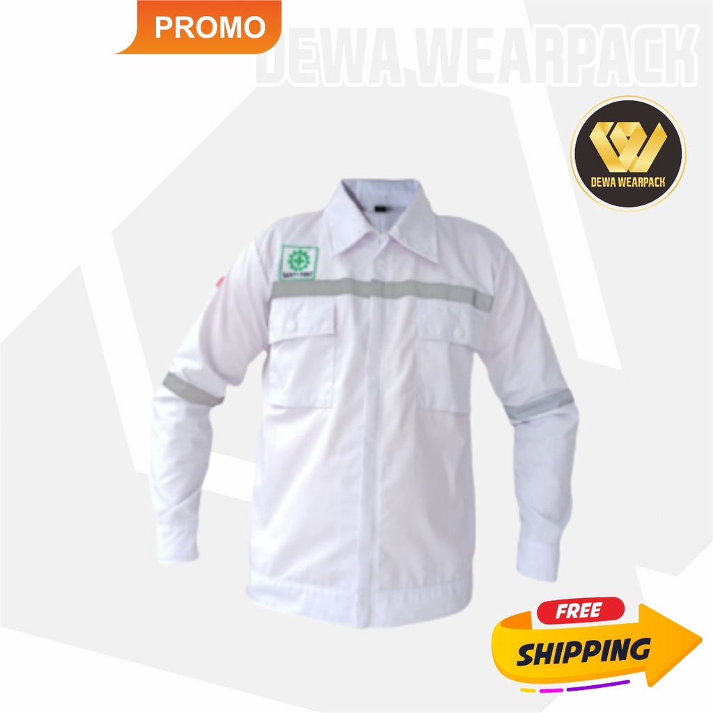 KEMEJA Wearpack Safety Tops PLAIN COLOR (Safety Shirts/K3 Clothes/Field ...