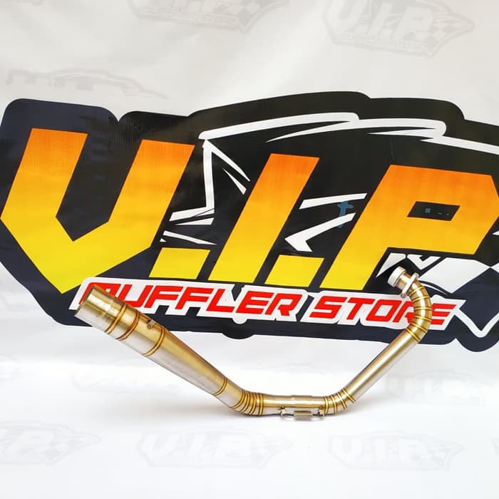 Yamaha MX KING Underbone Roadrace FULL Stainless Racing EXHAUST NECK ...