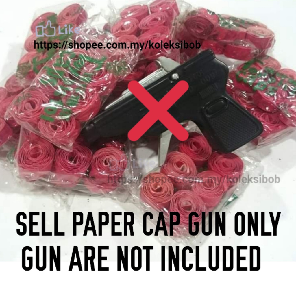 Vintage Toy Pistol Cap Paper Cap Gun | Shopee Malaysia