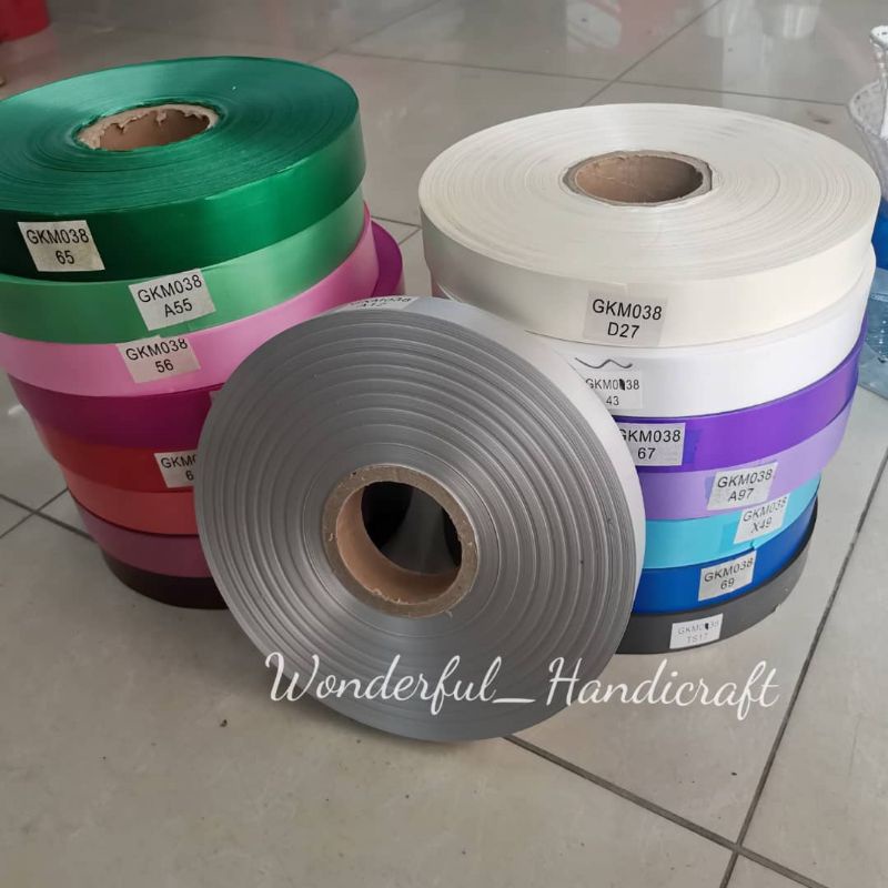 Plastic PP Ribbon 38mm x 500 yards (457.2meter) +- Ribbon big roll for ...
