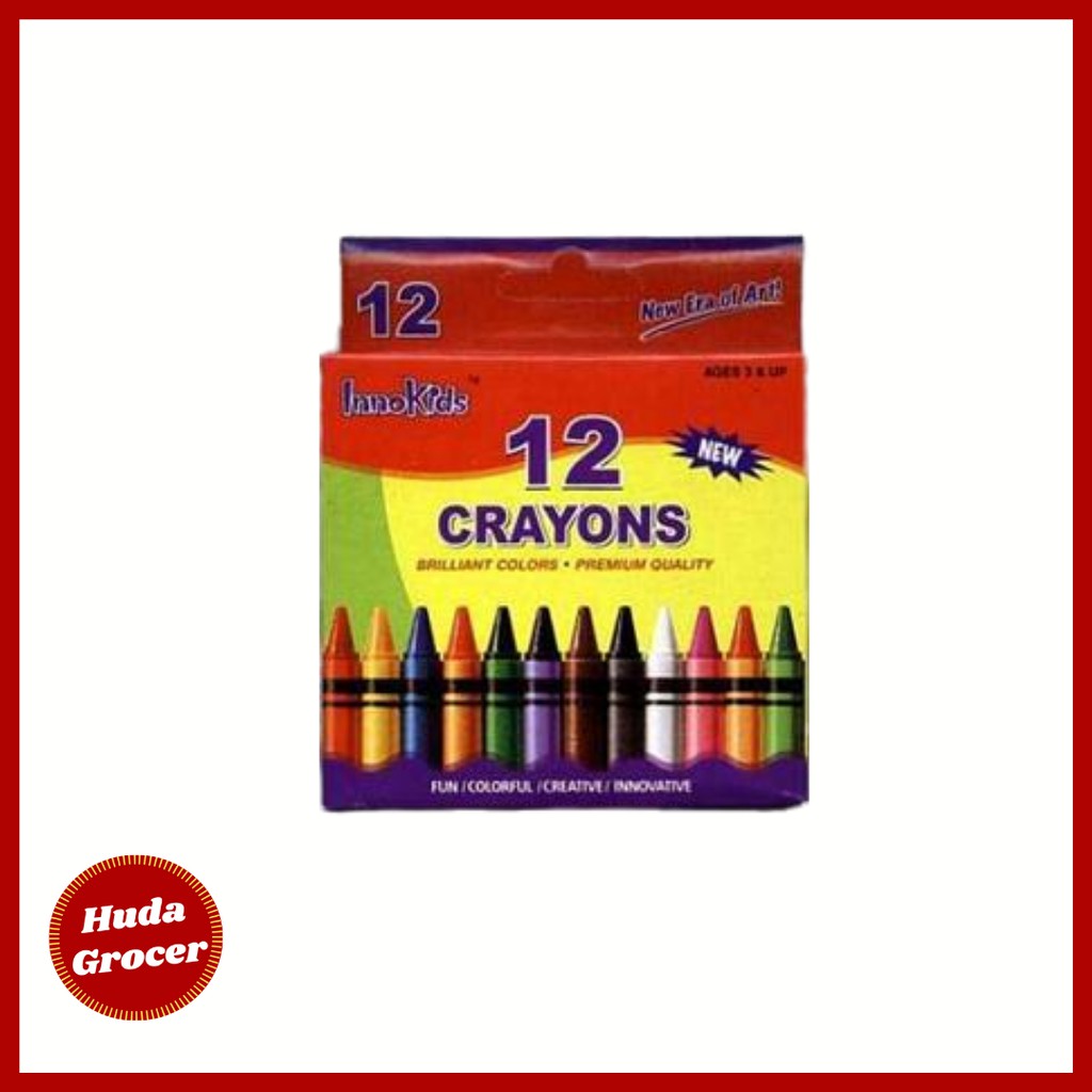 Innokids Crayons 12 Colours | Shopee Malaysia