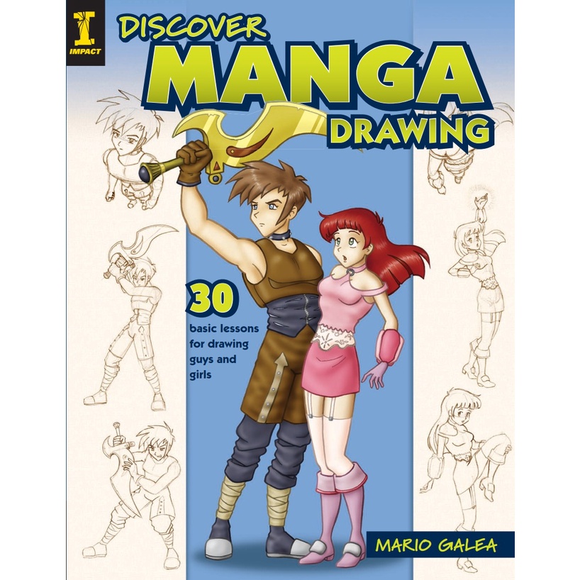 Art // Discover Manga Drawing - 30 Easy Lessons for Drawing Guys And ...
