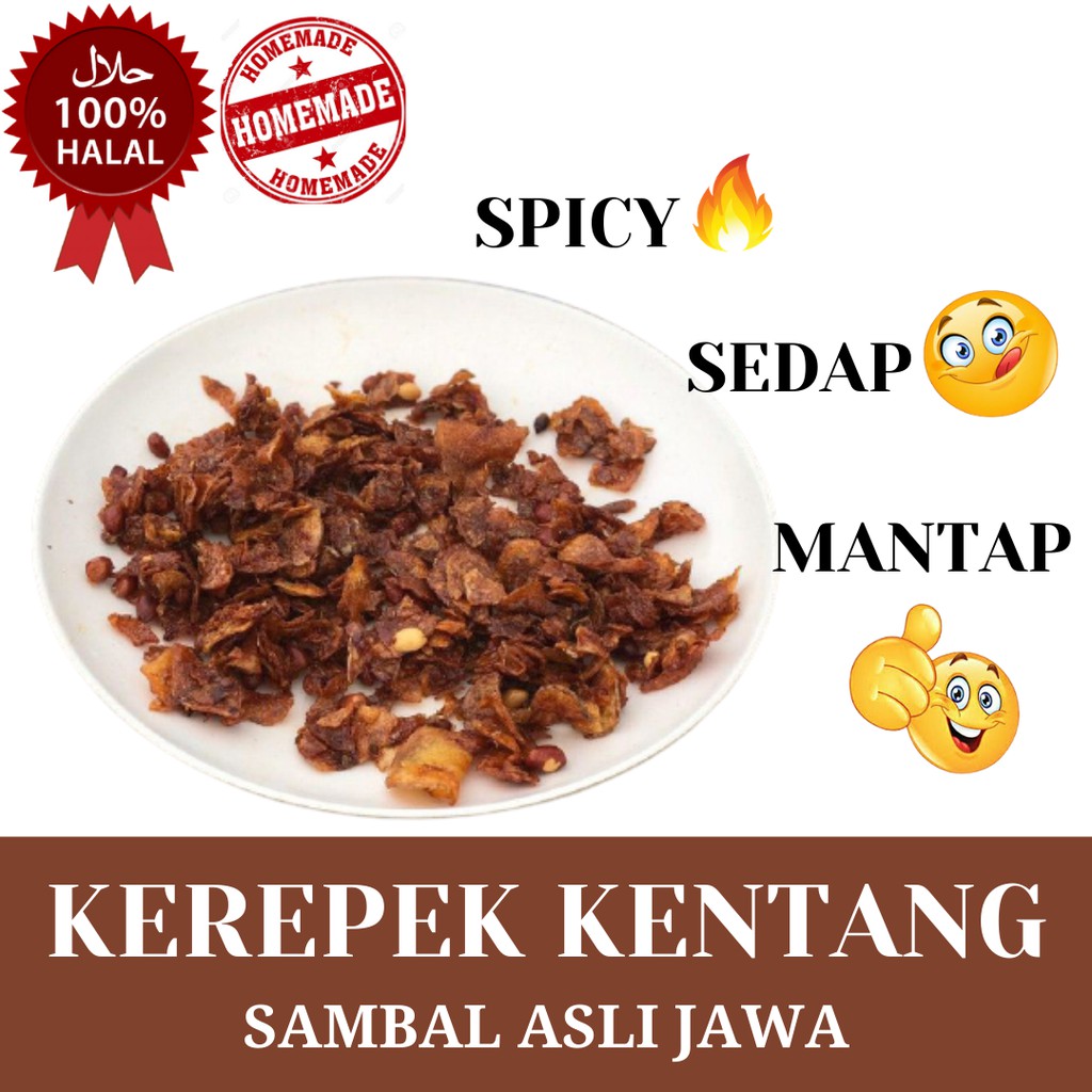 [READY STOCK]Kerepek Sambal Kentang Asli Jawa🔥🔥🔥 - PEDAS - SEDAP - ENAK ...