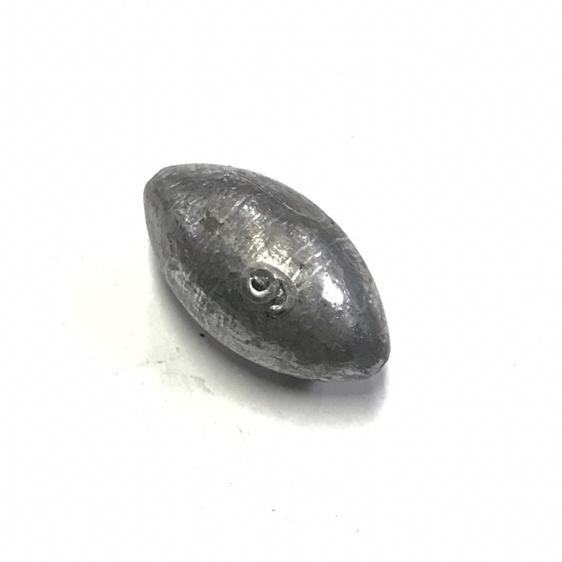 BATU LADUNG PANCING OVAL BEAD OB TIMAH SAIZ 7/8/9/10/12/14 | Shopee ...