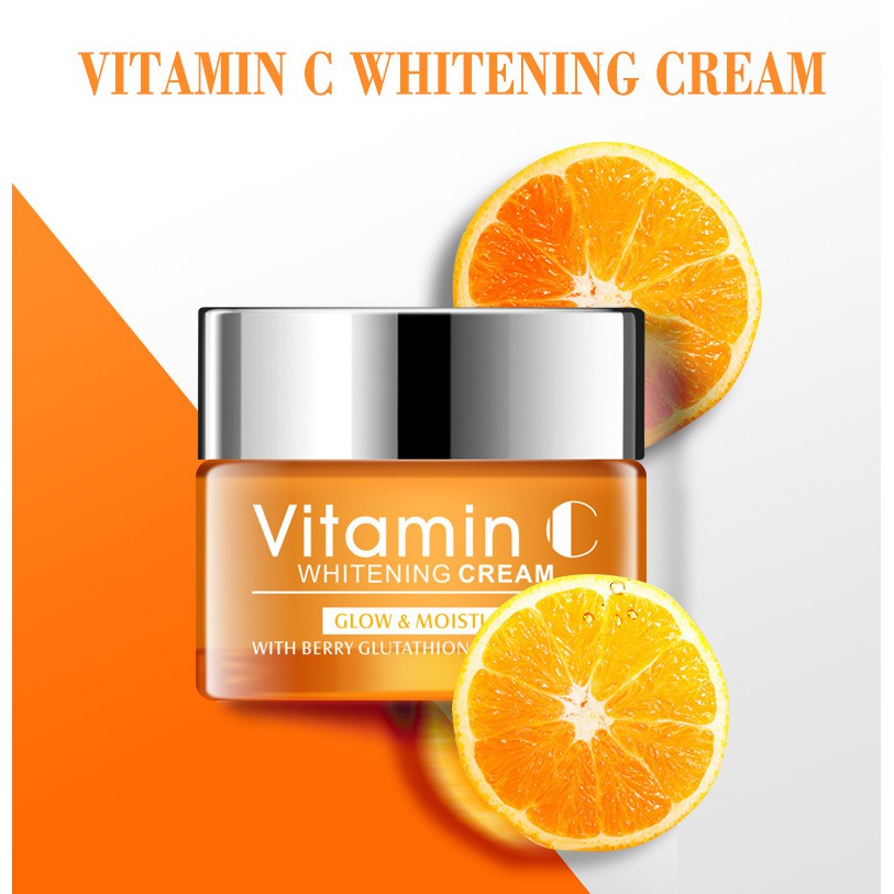 DISAAR Hyaluronic Acid Vitamin C Whitening Glow Moisture Face Cream ...