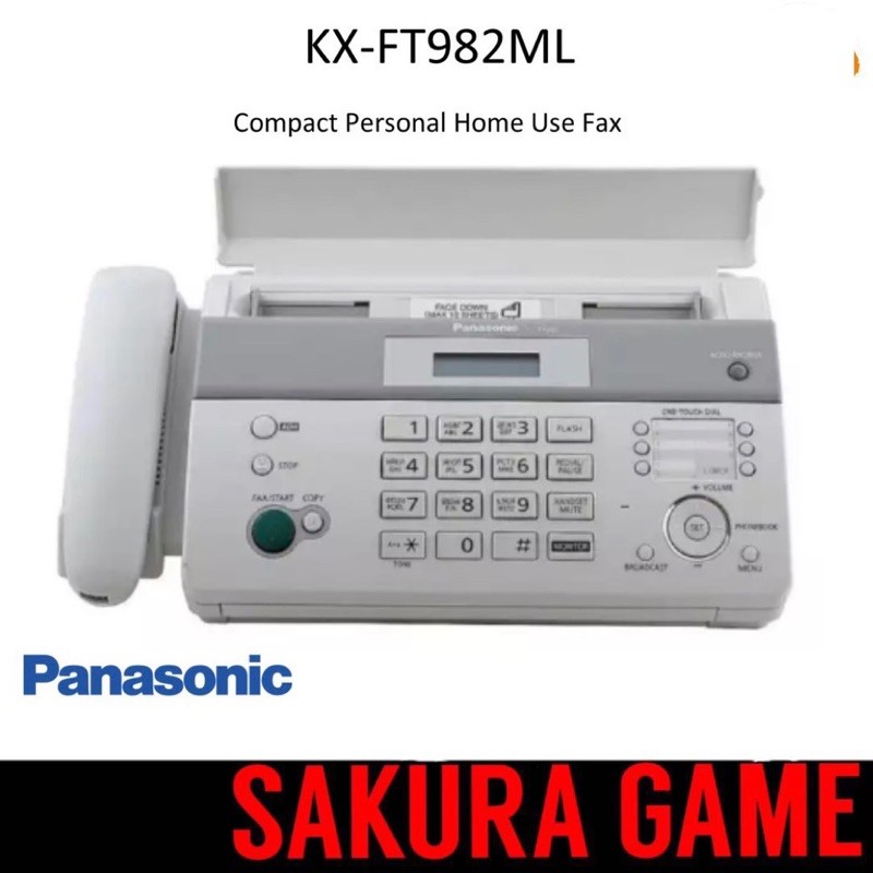 Panasonic Fax Machine - KX-FT982ML | Shopee Malaysia