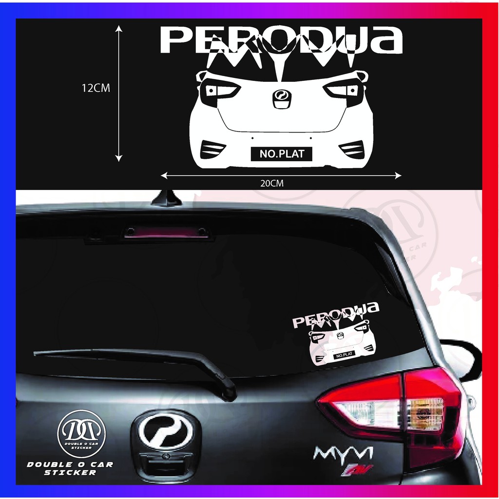 [Ready Stock]PERODUA MYVI THIRD GENERATION SHAPE HIGH GRADE Sticker ...