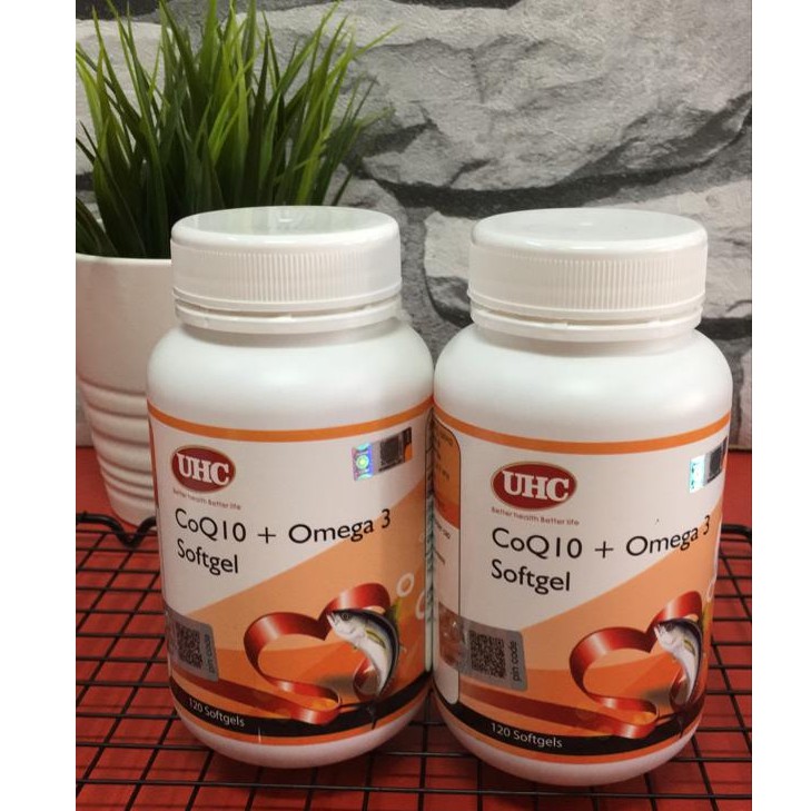 UHC CoQ 10 + Omega 3 1x120 softgel | Shopee Malaysia