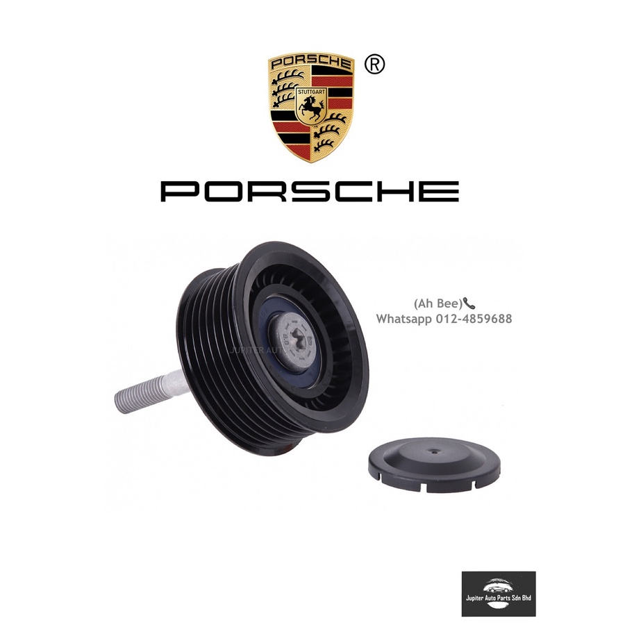 PORSCHE LEFT ACCESSORY DRIVE BELT IDLER PULLEY GENUINE 100% - PORSCHE ...