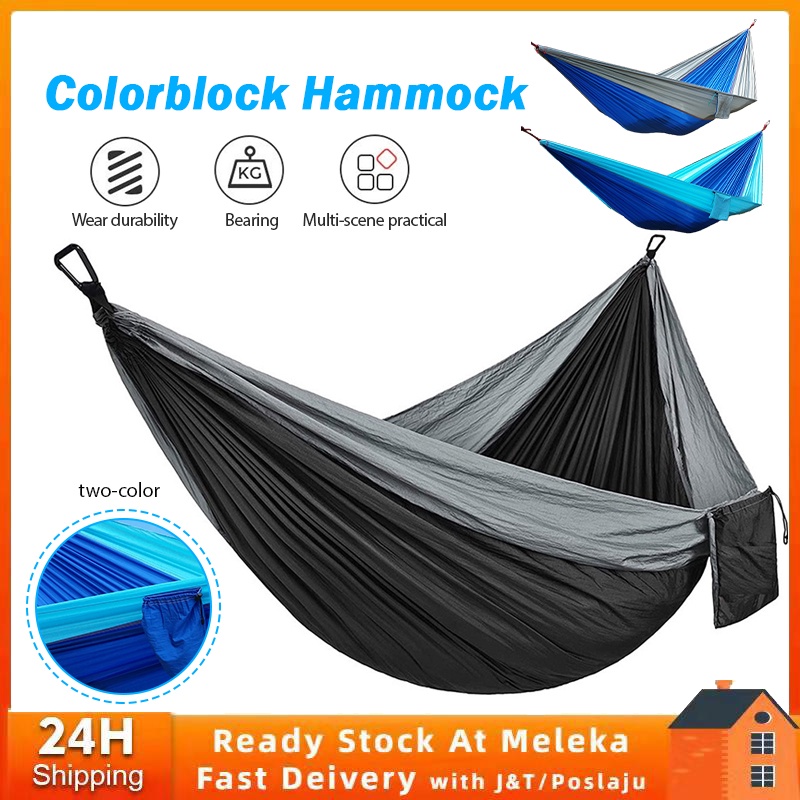 Anti-rollover Travel Camping Hammock Outdoor Portable Canvas Buaian ...