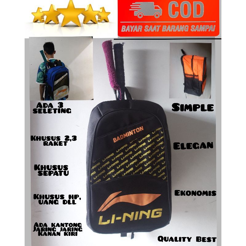 Badminton Backpack Badminton Backpack Latest Viral Racket Bag/ | Shopee ...