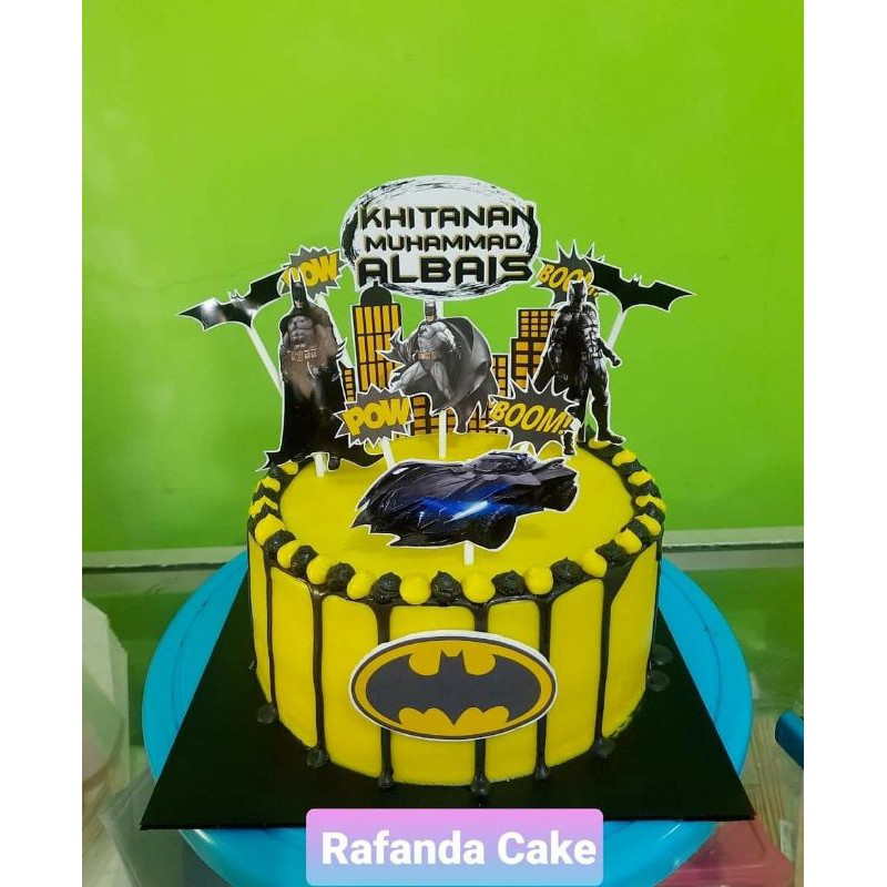 Batman birthday cake topper custom birthday topper | Shopee Malaysia