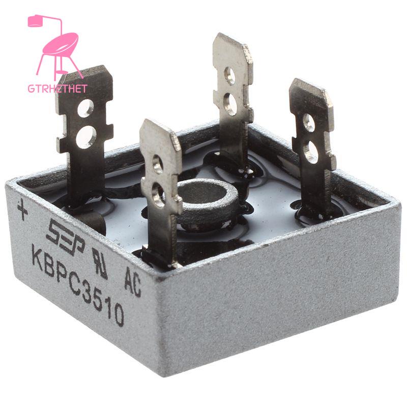 SEP KBPC3510 35A 1000V Single Phase Square Diode PCB Bridge Rectifier ...