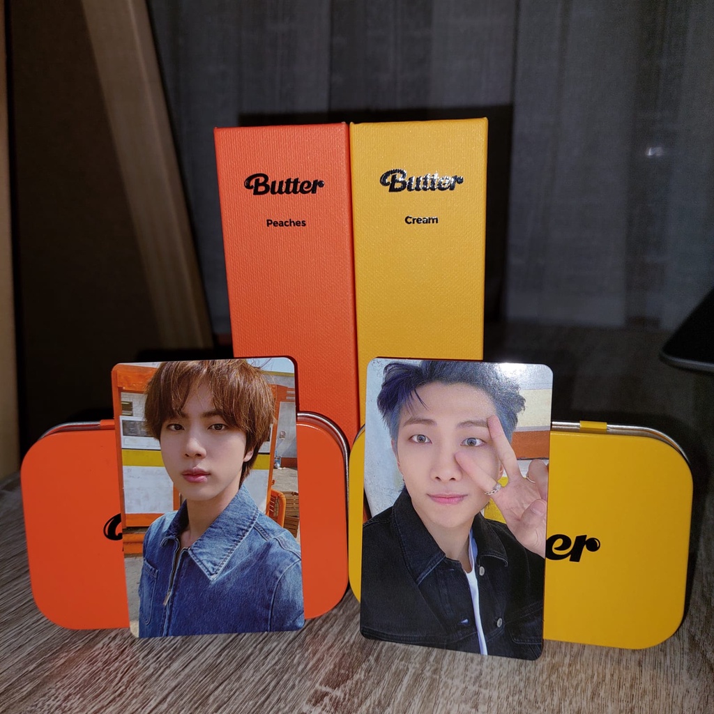 Pob BTS BUTTER WEVERSE GIFT PHOTOCARD TINCASE OFFCIAL BENEFIT | Shopee Malaysia