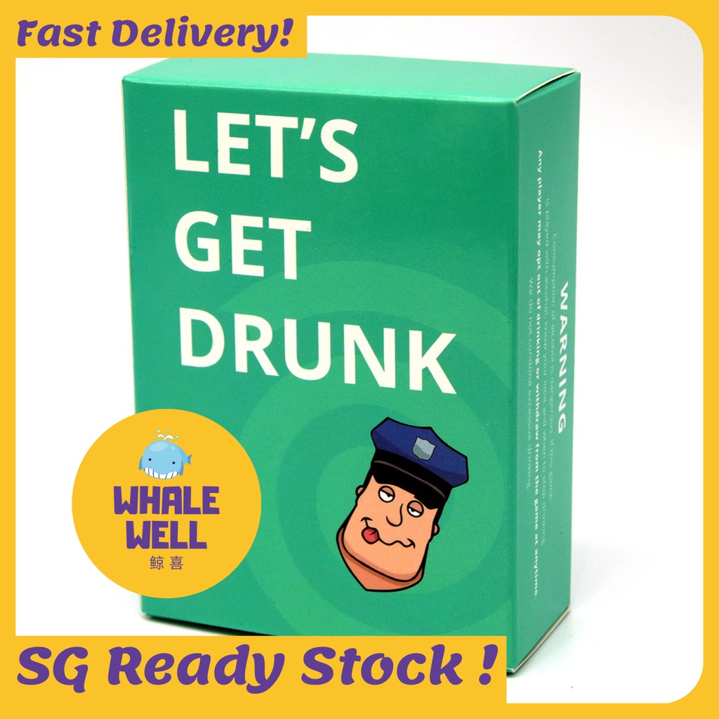 Drinking Card Game LET'S GET DRUNK New Version 2022 Party Game Party Tool Best Card Game for ...