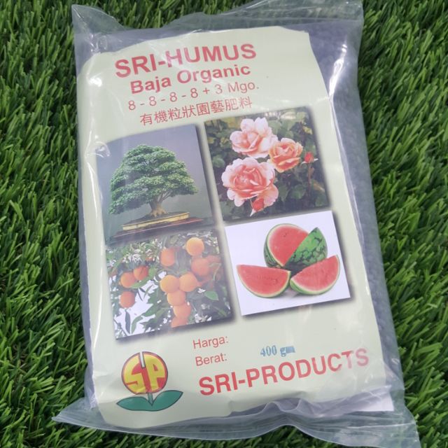 Sri Humus_baja organik_Organic Fertilizer_Sri Products 400g | Shopee ...
