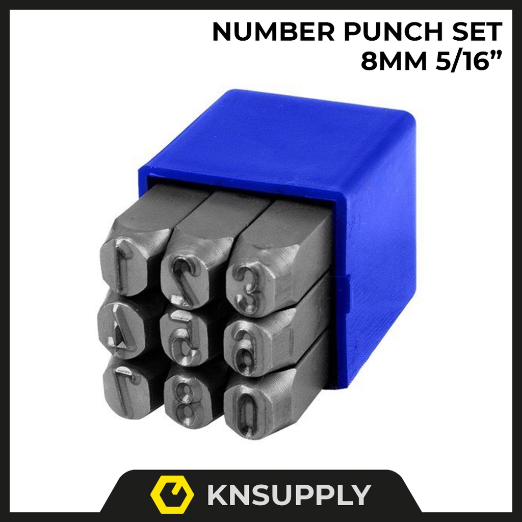 NUMBER PUNCH SET 8MM | Shopee Malaysia