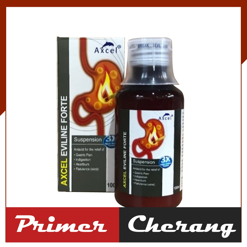 UBAT GASTRIK / UBAT ANGIN [AXCEL EVILINE FORTE SUSPENSION (100ML ...