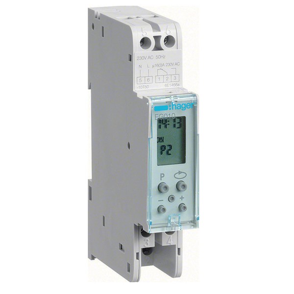 HAGER EG010 24HRS SINGLE POLE DIGITAL TIMER 16AMP 240V | Shopee Malaysia
