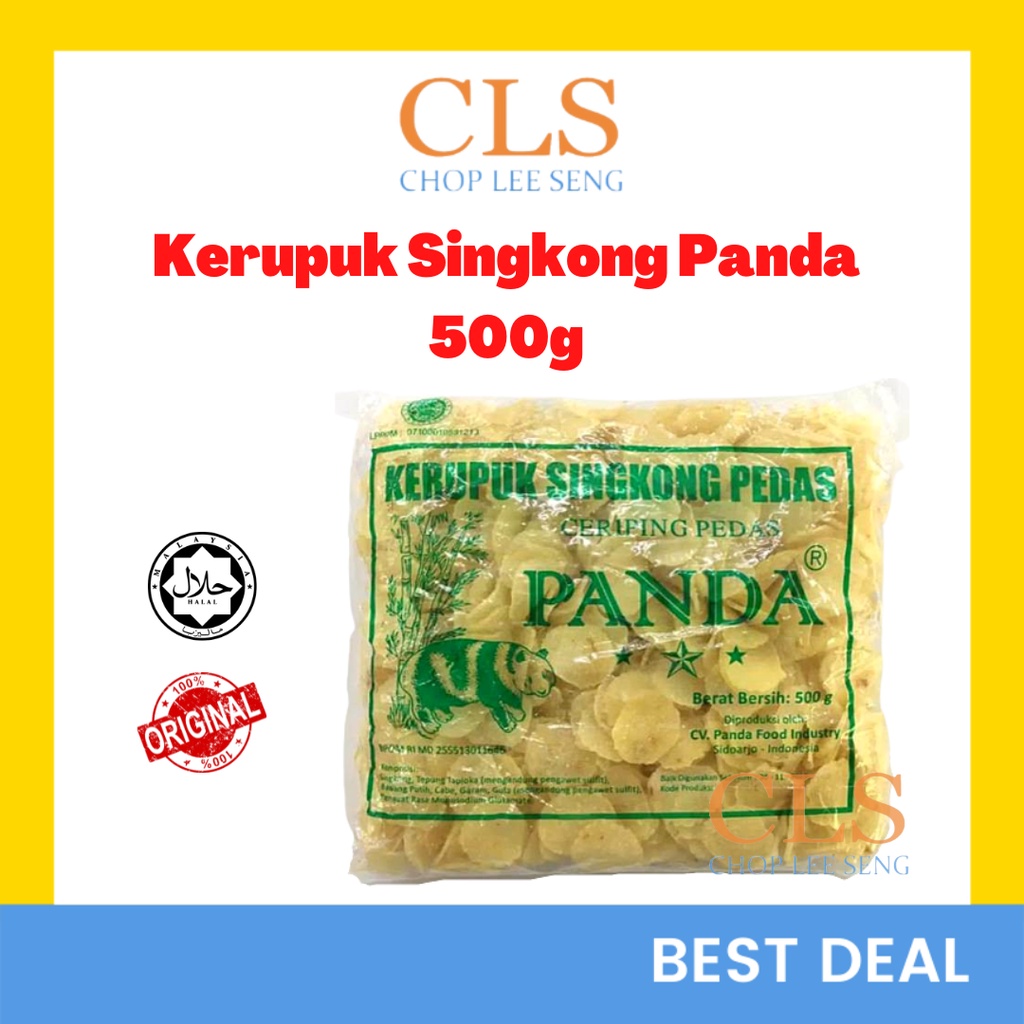 CLS Keropok Panda Kerupuk Singkong Pedas Panda / Ubi Kayu / Keropok ...
