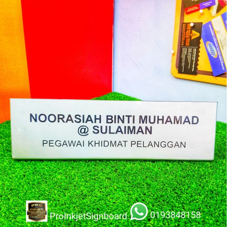 SIGNAGE NAMA STAND MEJA/STAND NAMA/SIGNAGE NAMA | Shopee Malaysia
